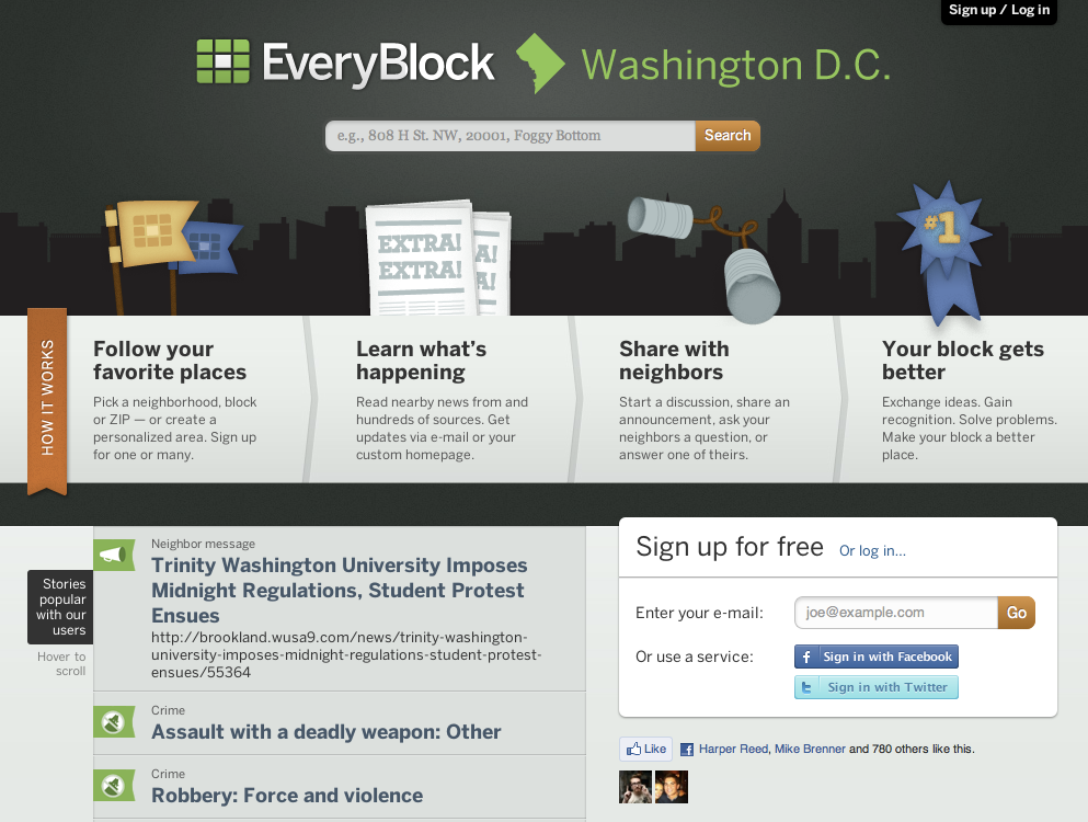 EveryBlock Putting Focus Back on Community - Tech.co