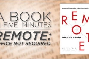 Summary of “Remote” by Jason Fried & David Heinemeier Hansson