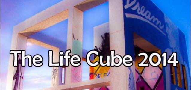 拉斯维加斯 2014 年生命立方 (Life Cube) 获得火人节的一部分