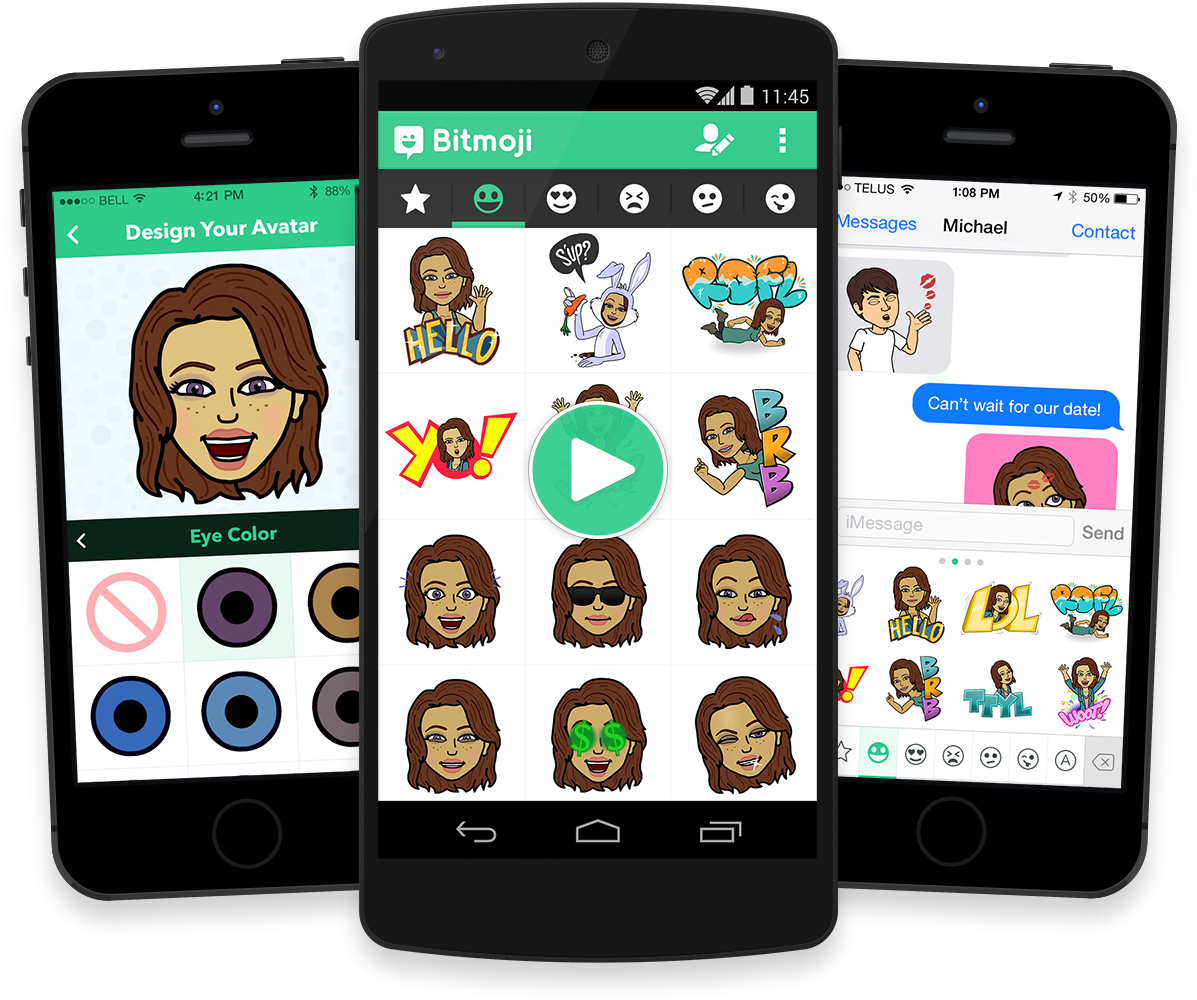 Bitstrips Launches Bitmojis, Personalized Emojis