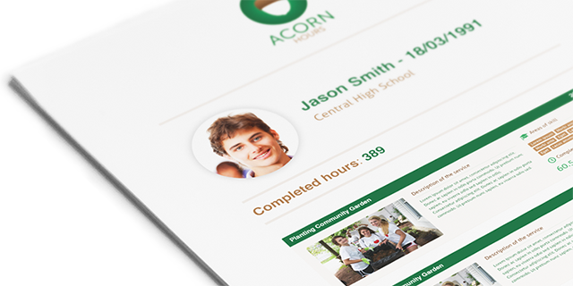 Students Track Community Service Easily with Acorn Hours