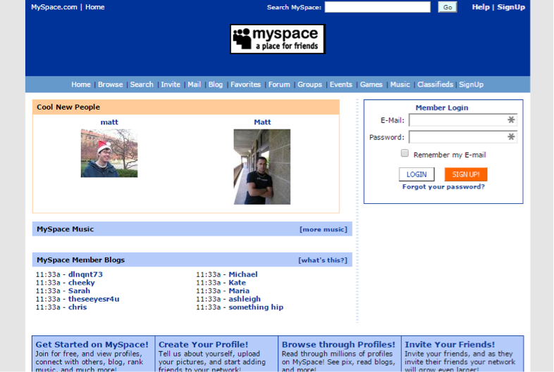 A Look at Internet History: The Most Popular Websites from the Past