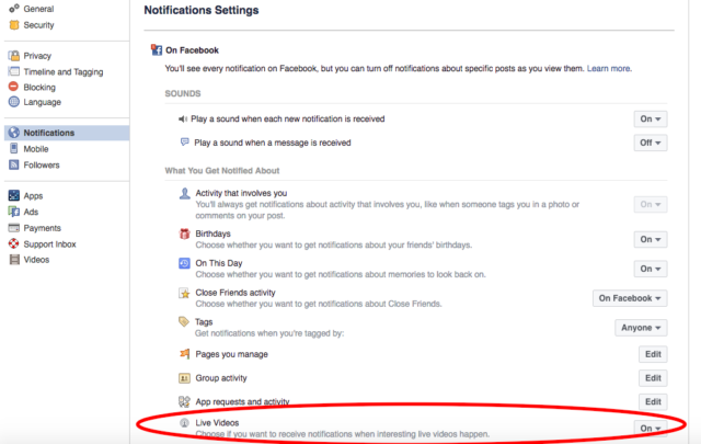 Here's How to Turn Off Notifications for Facebook Live Videos