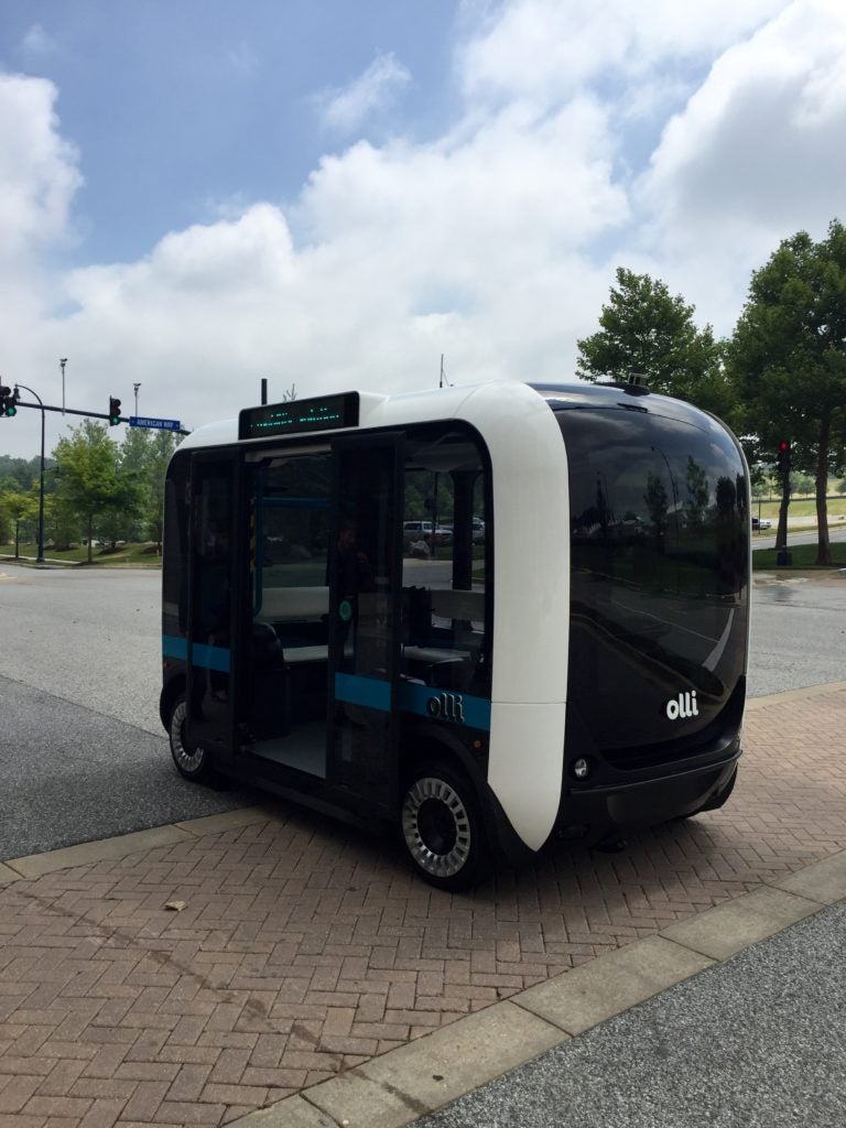Local Motors Launches Olli Self-Driving Electronic Car At DC Shop