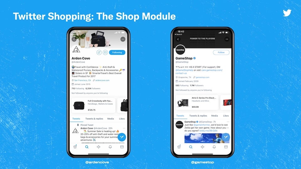 Twitter Launches Trial Of New Shop Module | Tech.co