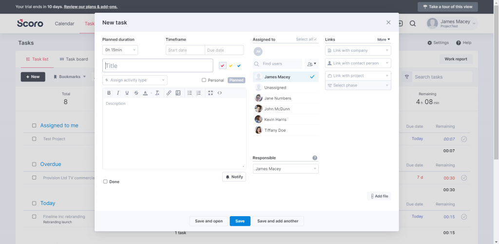 Scoro Project Management Pricing Guide - Tech.co