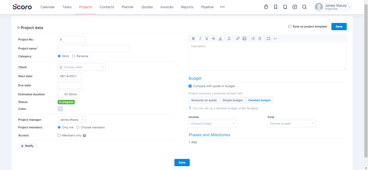 Scoro Project Management Pricing Guide - Tech.co