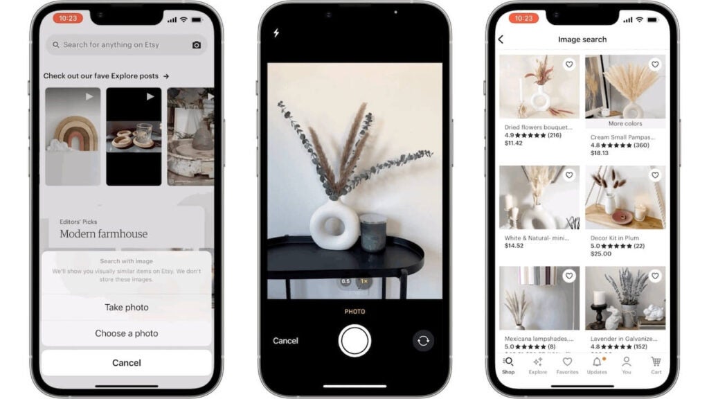 Etsy's Mobile App Rolls Out an Image Search Feature - Tech.co