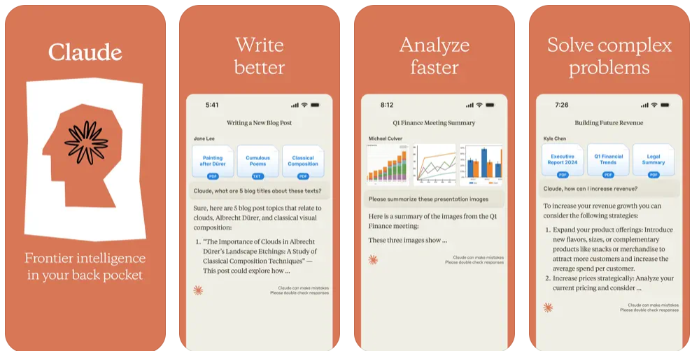 Claude AI App Now Available for Apple iPhone and iPad