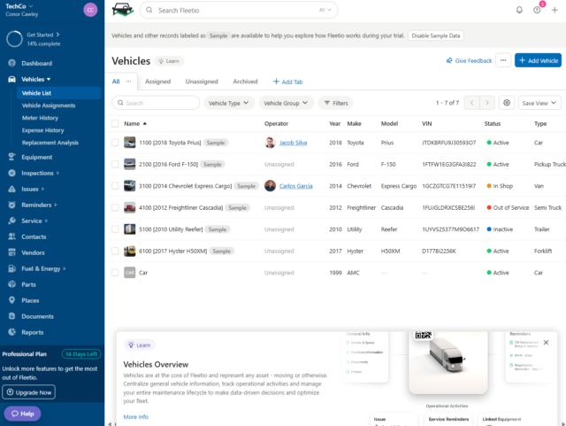 Fleetio Review - Features, Fees, Support & Mobile App Guide 2025