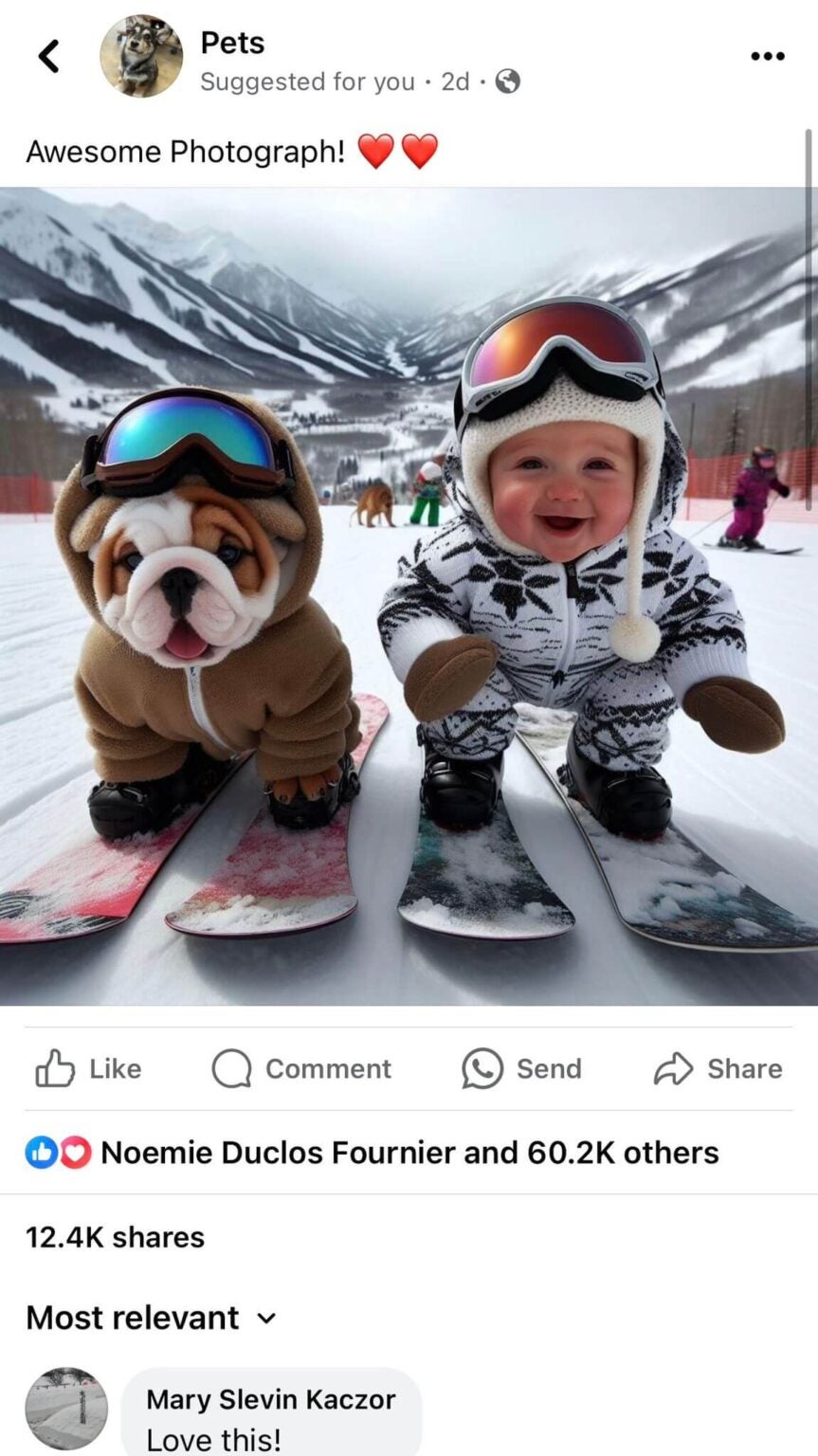 What Is AI Slop and Why Is It All Over Your Facebook Page?