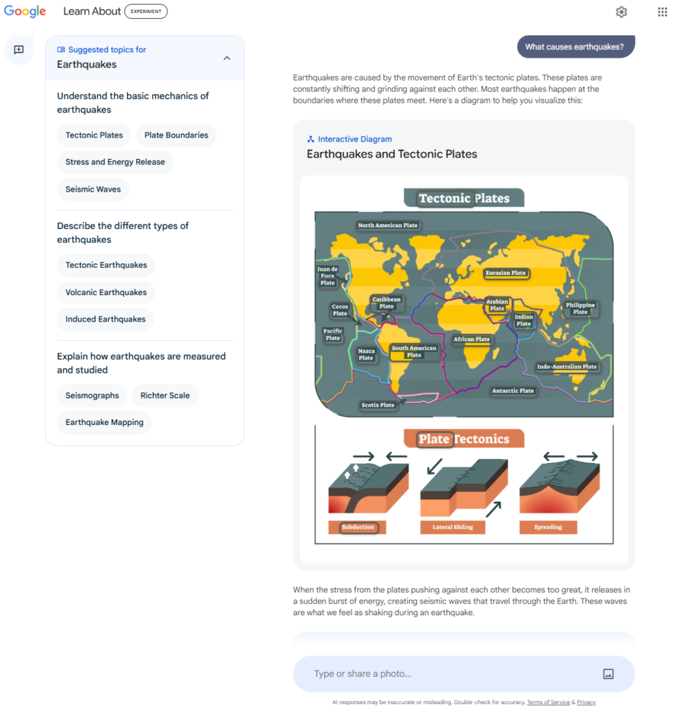 What Is Google Learn About? How to Use the AI Learning Tool