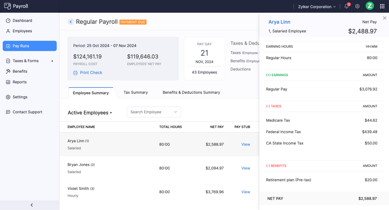 Zoho Just Launched a New US Payroll Solution: What to Know - Tech.co