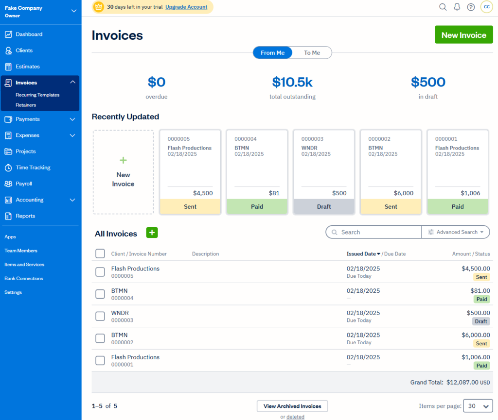 9 Best Invoicing Software for Small Businesses in 2025