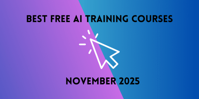 Best Free AI Training Courses for November 2025